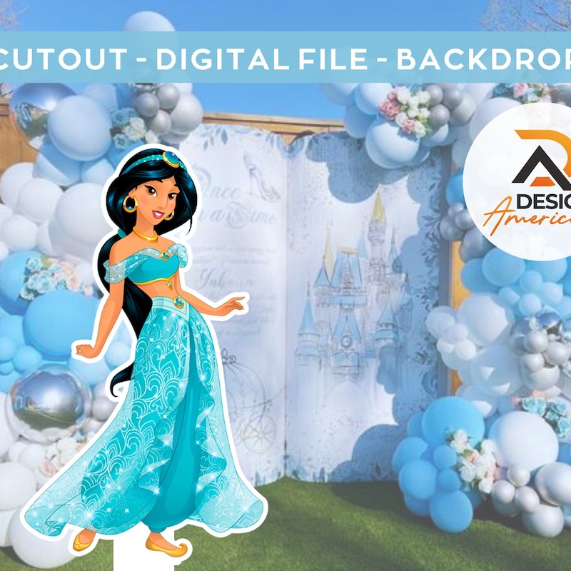 Jasmine Aladdin Cutouts - Etsy