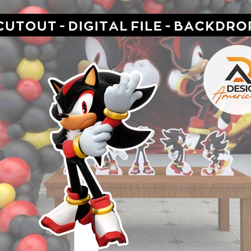 Shadow Hedgehog Balloons - Etsy