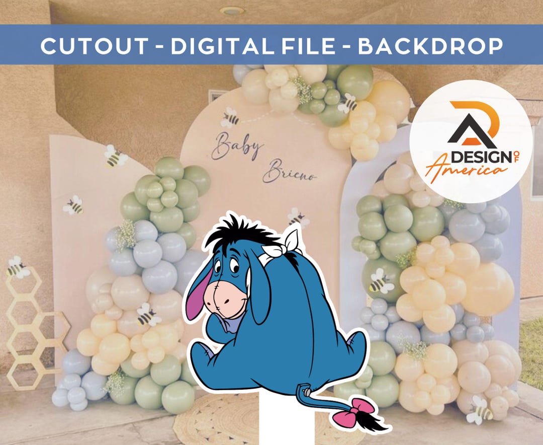 Igor - Winnie Pooh Cutout, Winnie Pooh Decoration, Igor Decoration ...