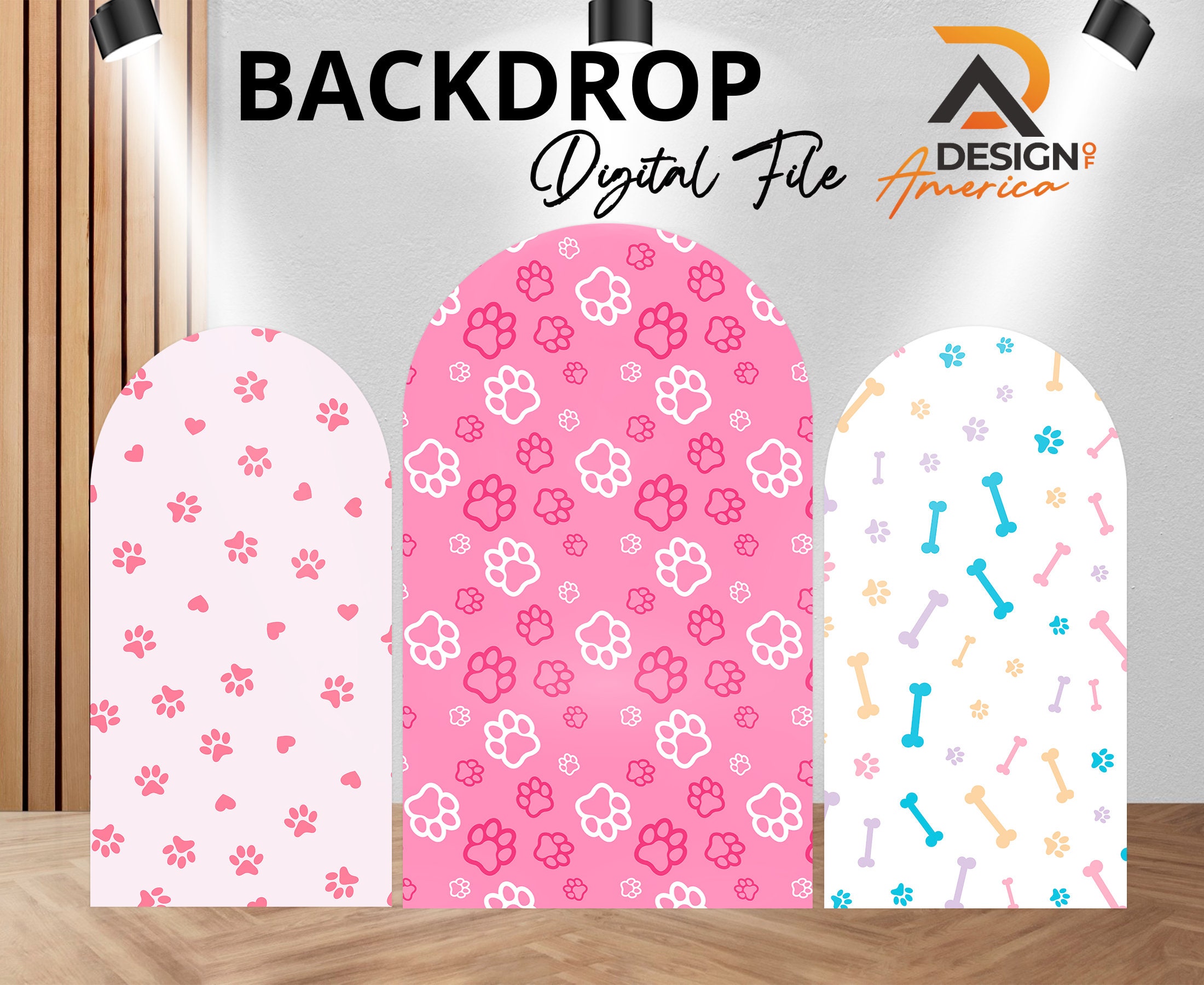 Backdrops Dogs, Big Decor, Round Stand Frame, Pillars Cylinders ...