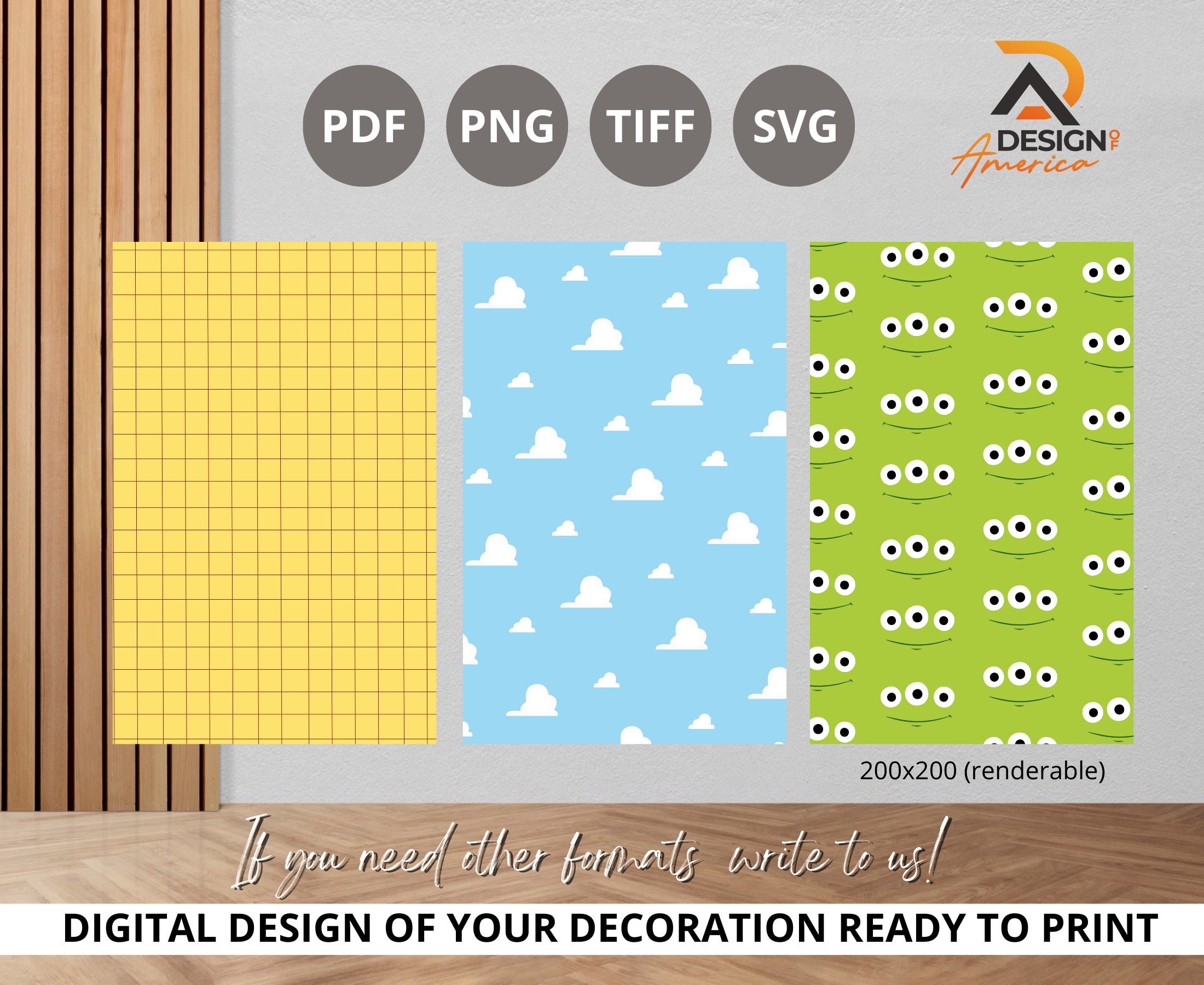 Backdrop Toy Story - Toy Story Birthday Party Decor, Toy Story Cutout ...