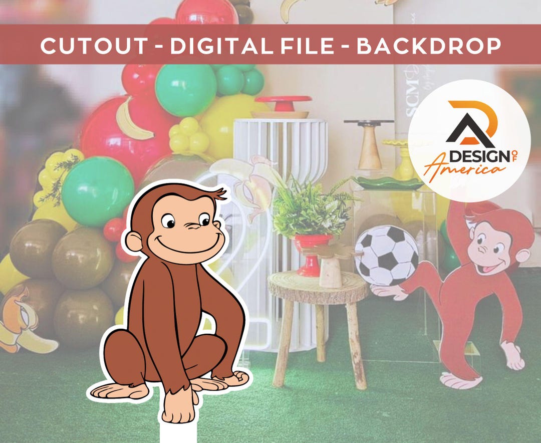 Curious George - Cutout, Curious George Party Decoration Theme ...