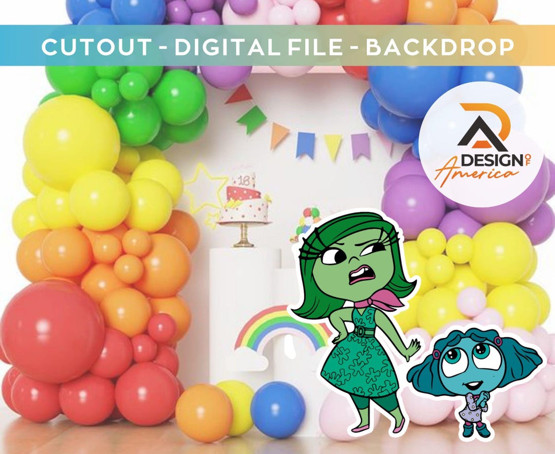 Inside Out Cutout, Inside Out Decoration, Inside Out Decoration Theme ...