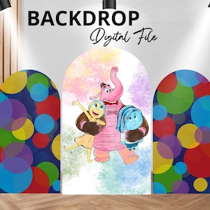 Backdrop Inside - Inside Birthday Party Decor, Inside Cutout Decor ...