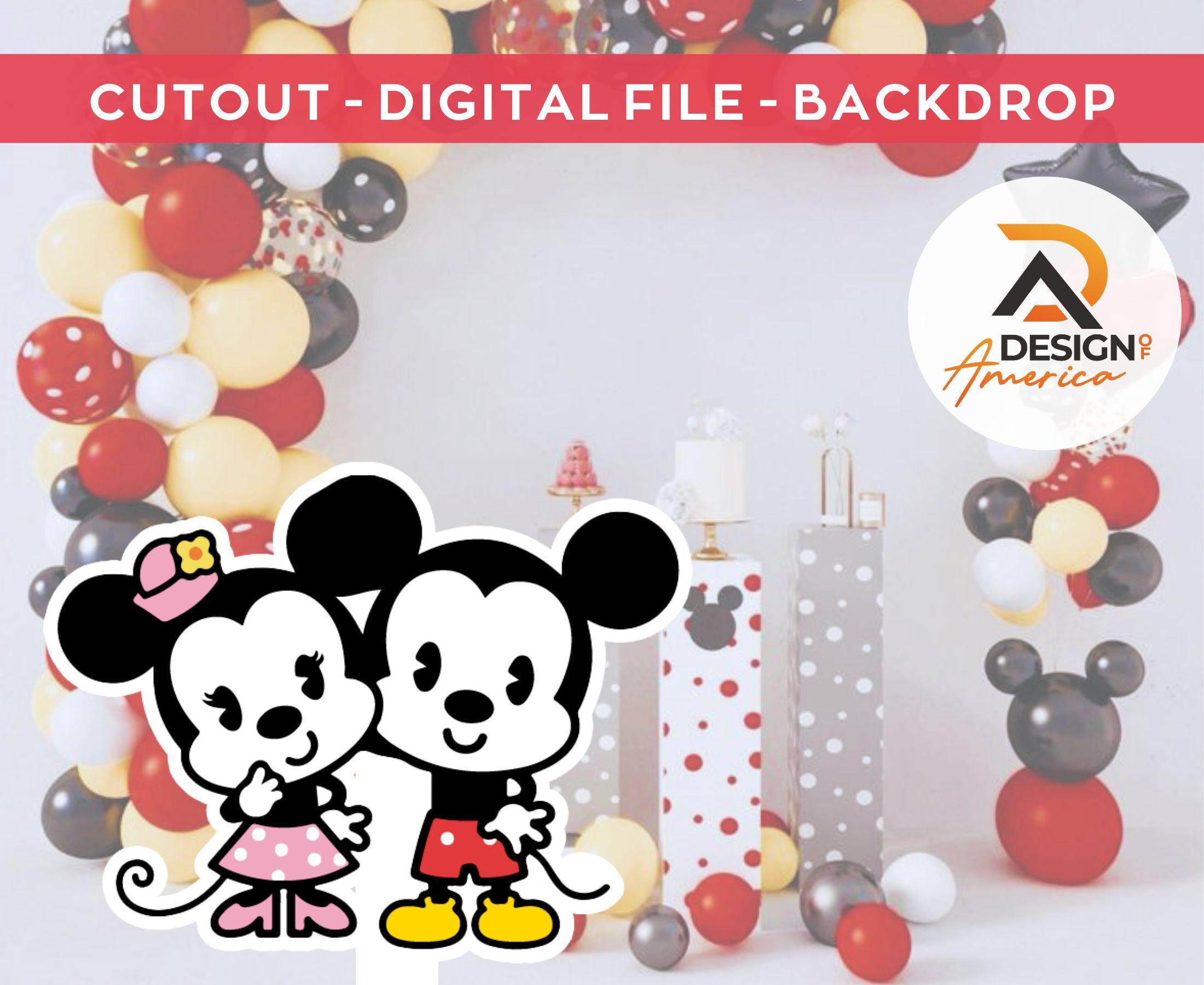Mickey Mouse and Minnie Mouse Decoration, Mickey Mouse Theme Decoration ...