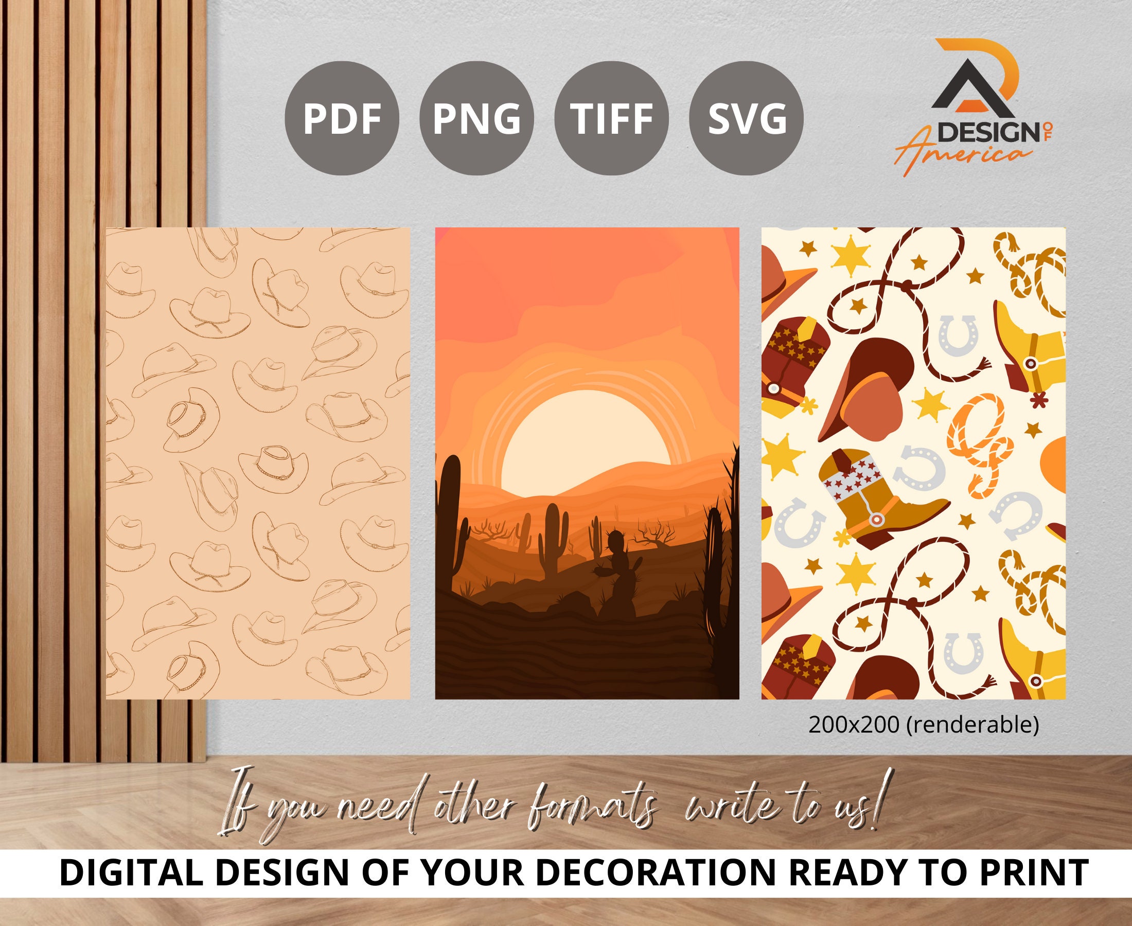 Backdrop Cowboy - Cowboy Birthday Party Decor, Cowboy Cutout Decor ...