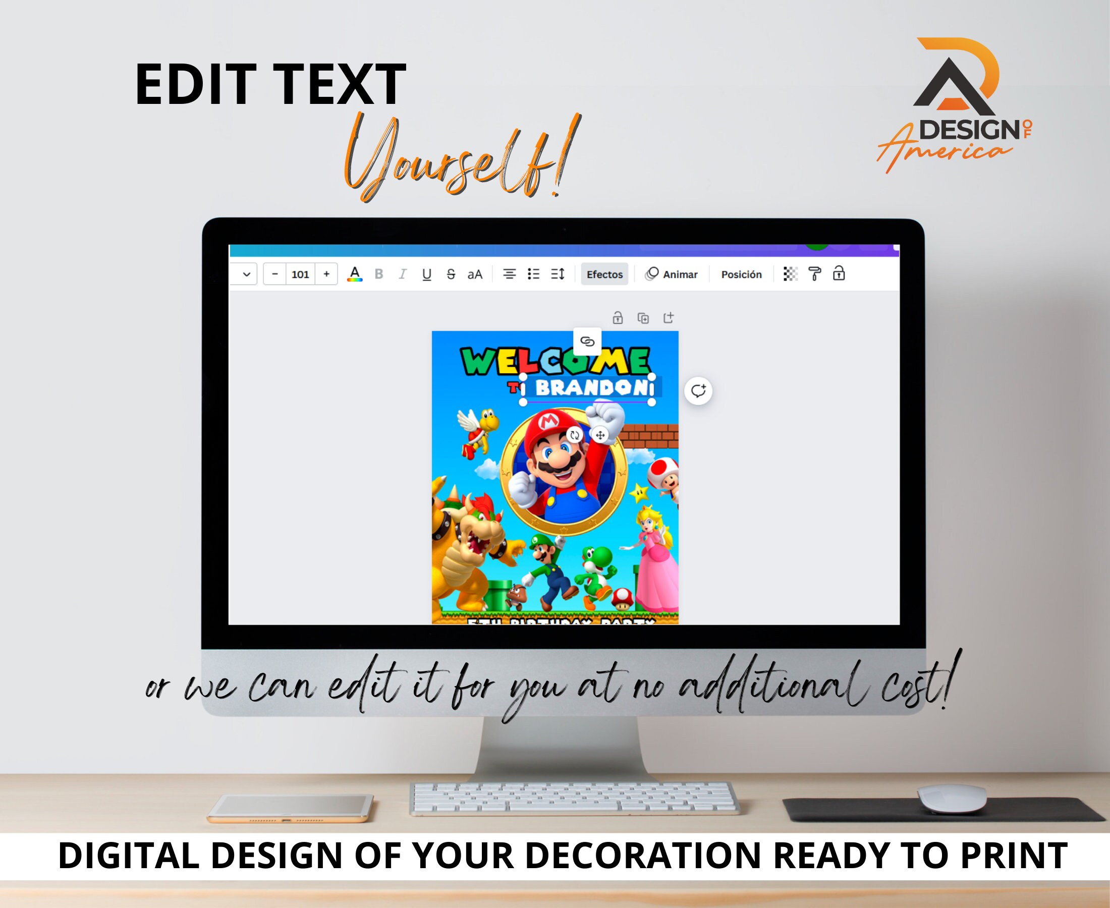 Super Mario Birthday Welcome Sign Boy Mario Bros Birthday Party ...