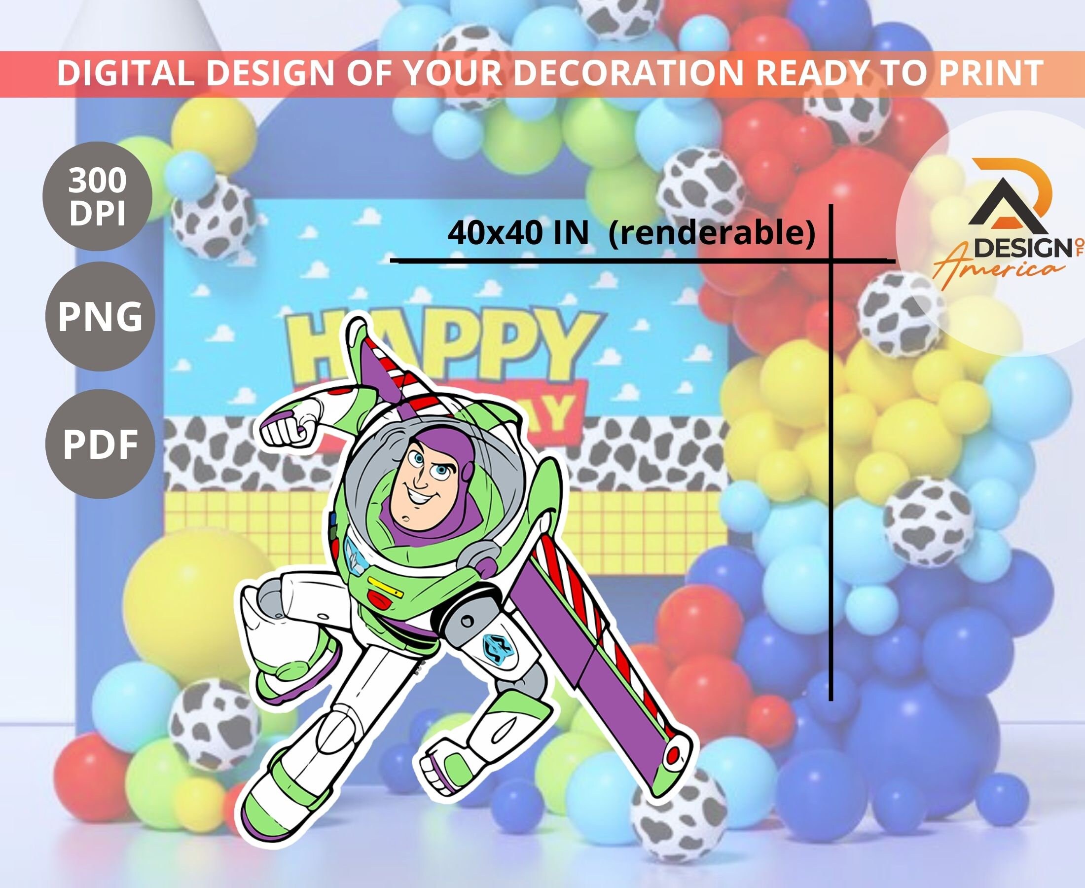 Toy Story Buzz Lightyear Decoration, Toy Story Buzz Lightyear Theme ...