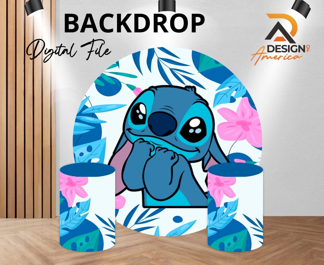 Backdrop Stitch - Stitch Cutout Decor Digital Download - Birthday Party ...