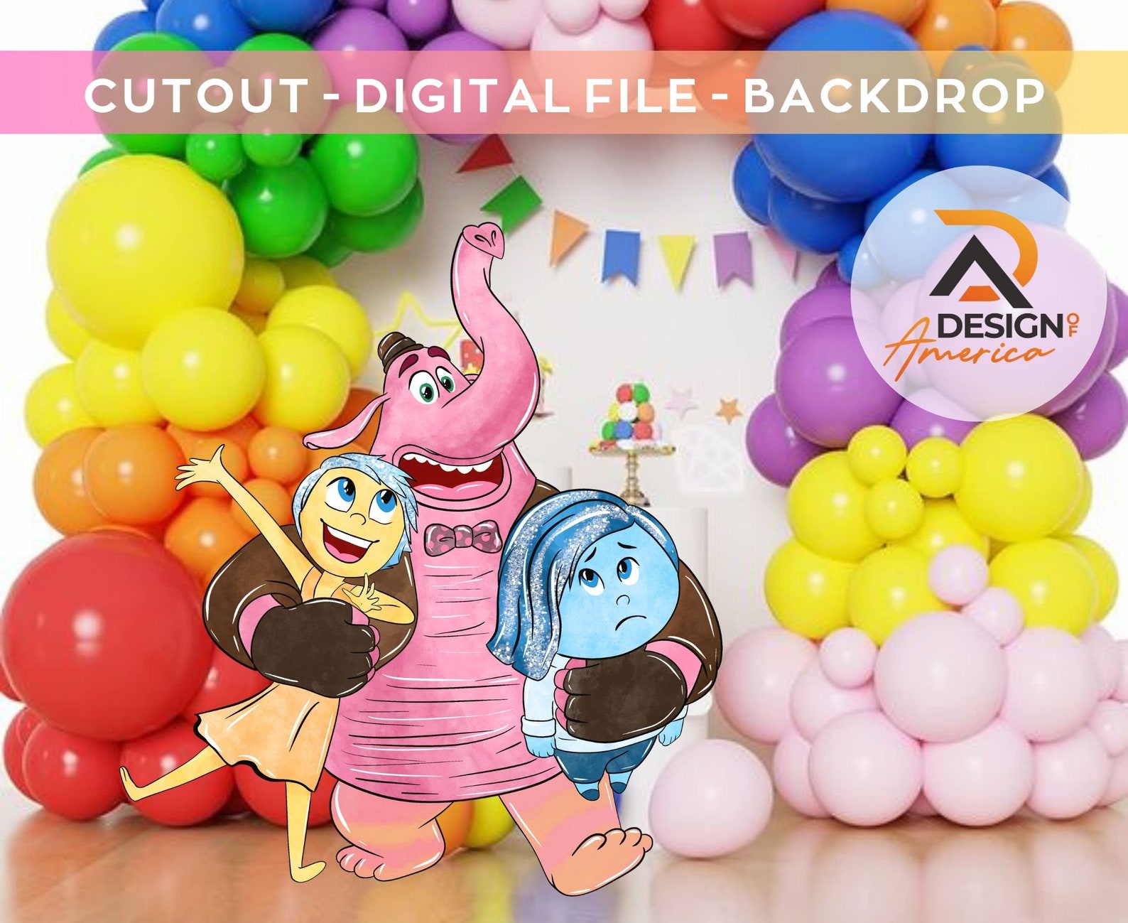 Inside Out Cutout, Inside Out Decoration, Inside Out Decoration Theme ...