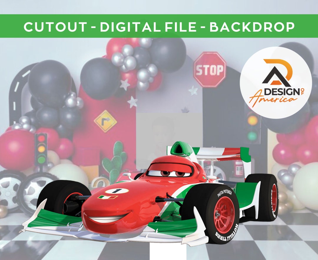 Cars Ferrari - Cutout, Party Decoration Cars Ferrari Theme, Birthday ...