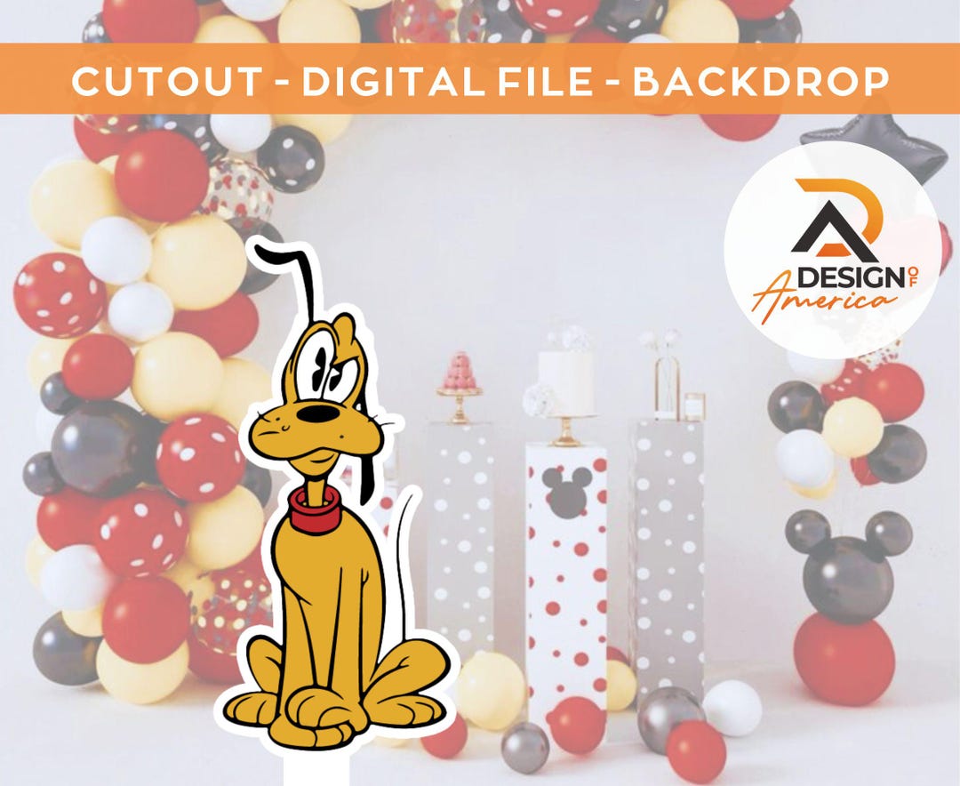 Pluto - Mickey Mouse Decoration, Mickey Mouse Theme Decoration ...