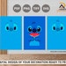 Backdrop Stitch Stitch Birthday Party Decor, Stitch Cutout Decor ...