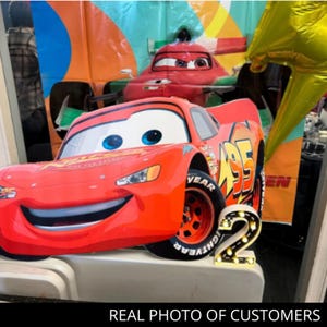 Mater Cars - Cutout, Party Decoration Theme, Birthday Party, Standing ...