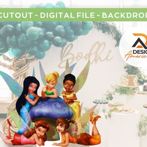 Tinker Bell - Cutout, Party Decoration Tinker Bell Theme, Birthday ...