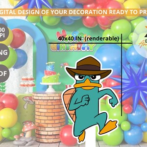 Perry the Platypus - Phineas et Ferb - CutOut, Phineas et Ferb thème de ...