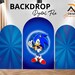 Backdrop Sonic - Sonic Birthday Party Decor, Sonic Cutout Decor Digital ...