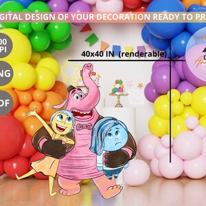 Inside Out Cutout, Inside Out Decoration, Inside Out Decoration Theme ...