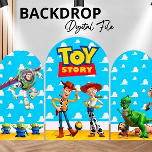 Backdrop Toy Story Toy Story Background for Children's Birthday Party ...