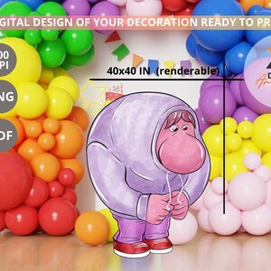 Inside Out Cutout, Inside Out Decoration, Inside Out Decoration Theme ...