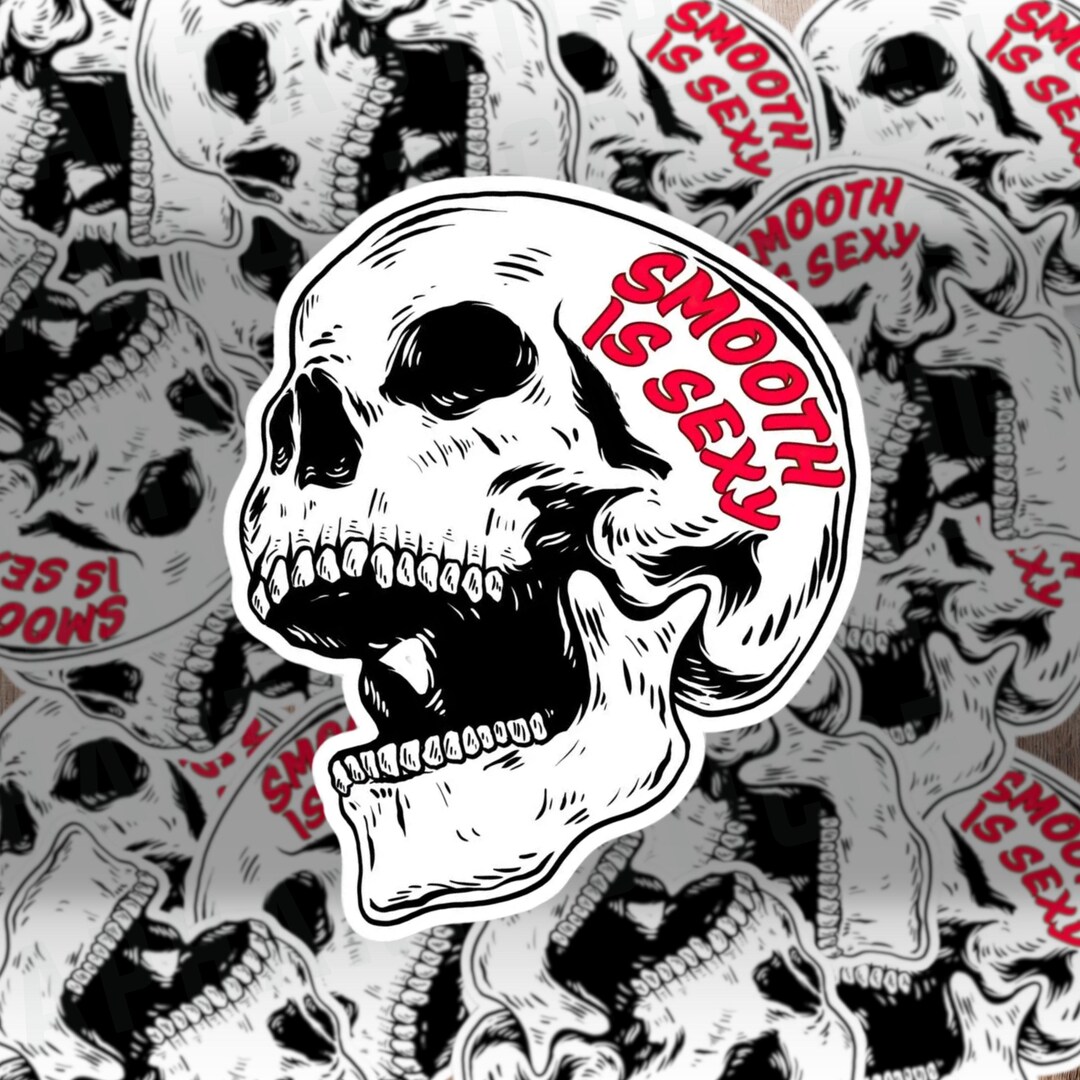 SML Decal FSTRACKING Cute Funny Skull Smooth Sexy Bald Stickerbomb ...