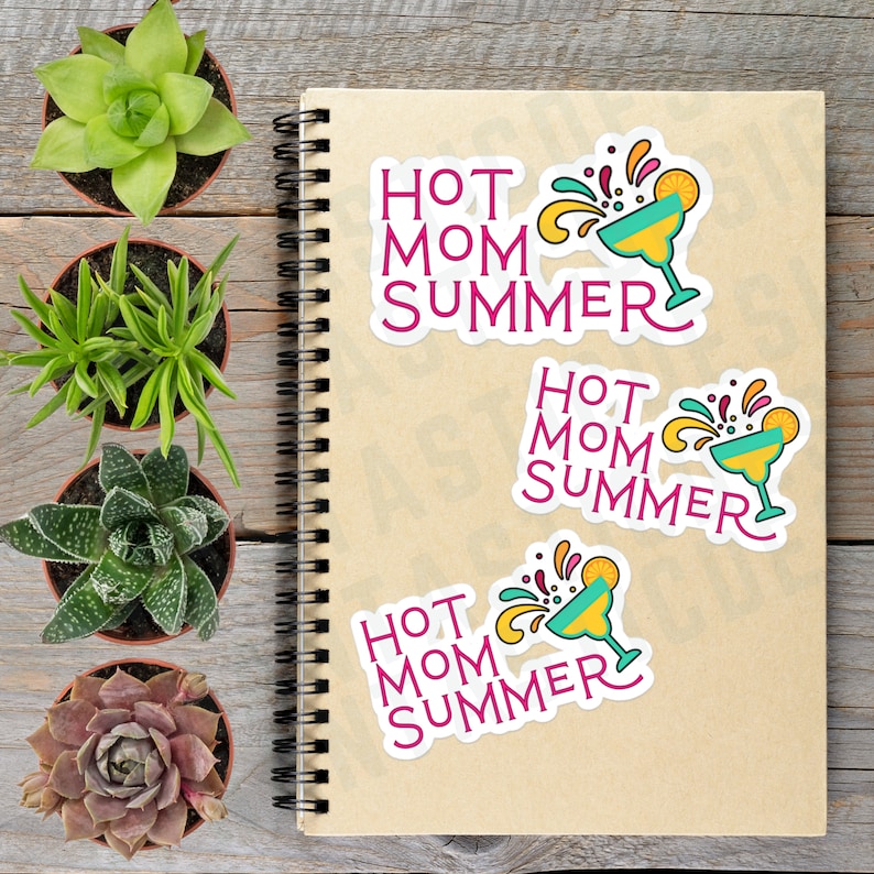 S/M/L Cute Decal Hot Mom Summer Era Bubblefree Stickerbomb Funny ...