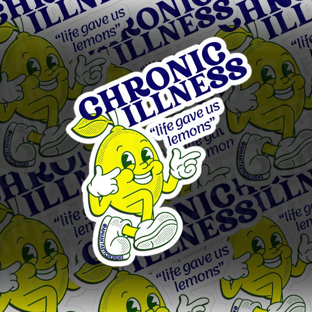 Disability Sticker Chronic Illness Sticker Singles & 5-250 Ct Pack ...