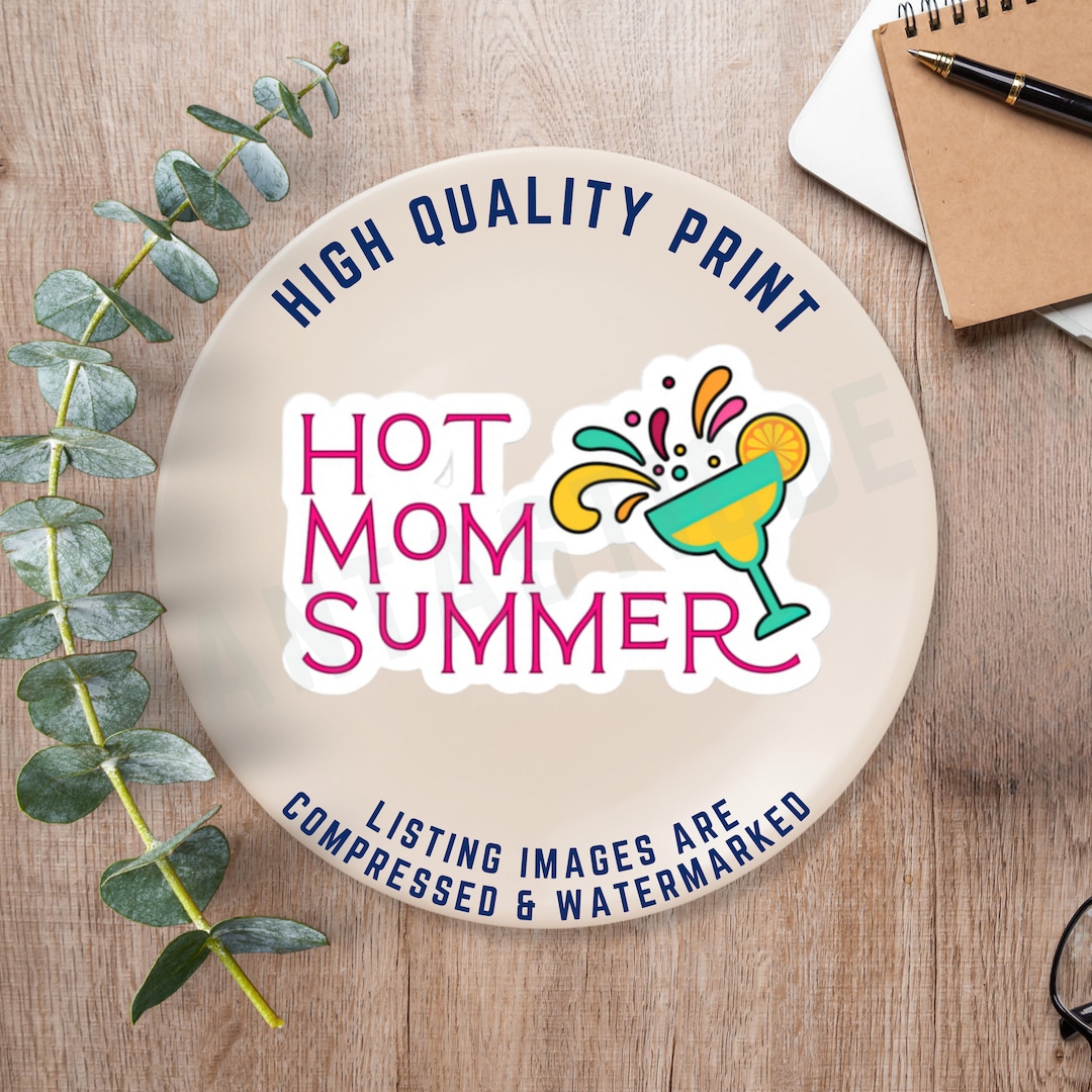 S/M/L Cute Decal Hot Mom Summer Era Bubblefree Stickerbomb Funny ...