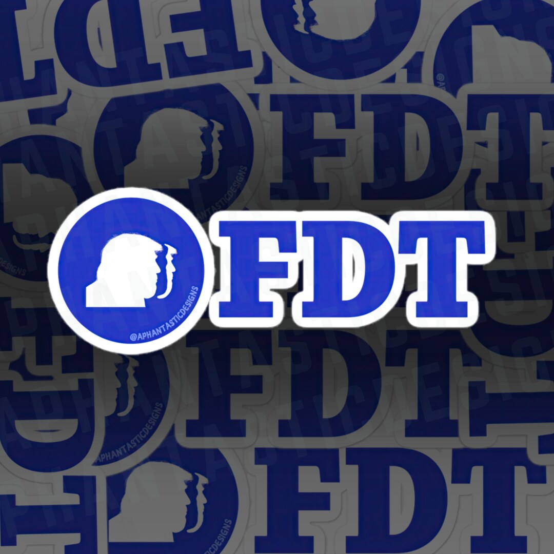 FDT Sticker Bulk Anti-trump Decals Fdt Bumper Sticker Singles & 5-250 ...