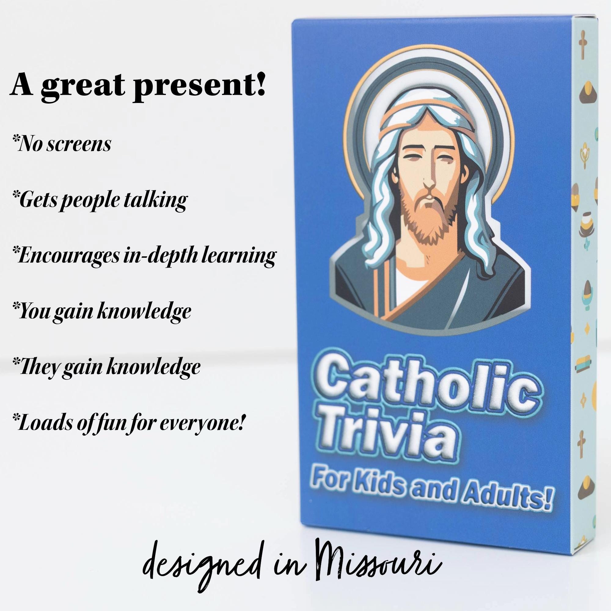 Catholic Trivia Game - Etsy