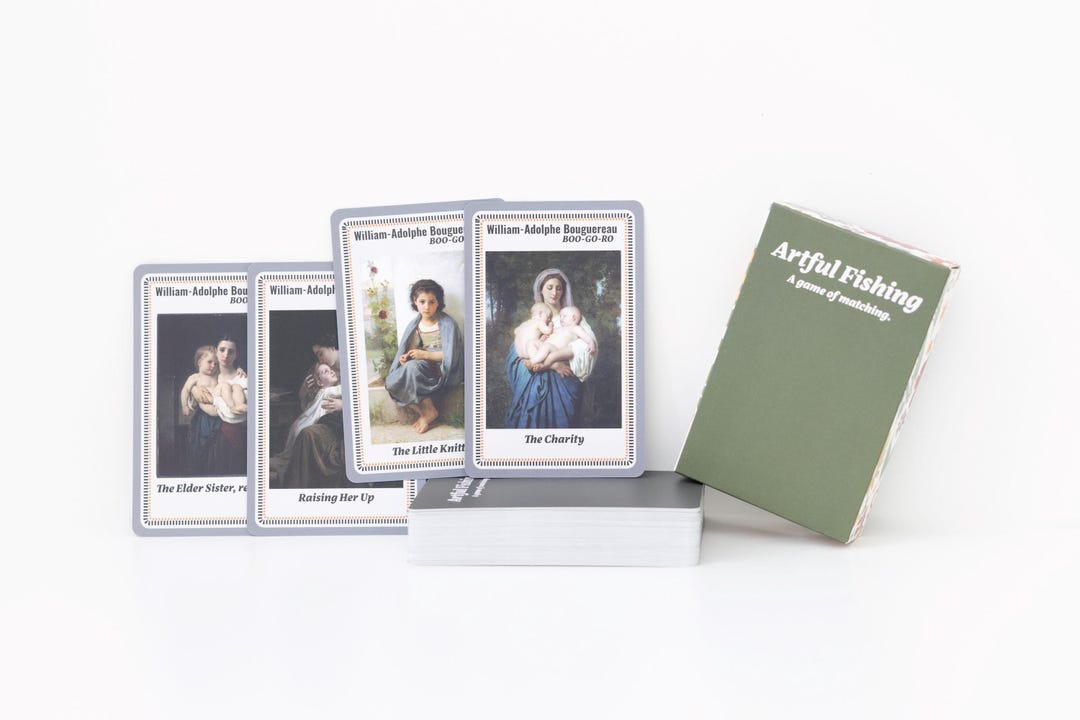 Classical Art Go Fish Card Game – Educational Family Fun - Etsy