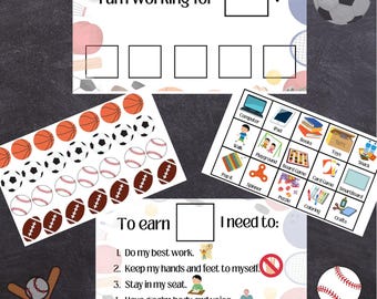 Behavior Chart | Visual Behavior Chart | Positive Reinforcement | Star ...