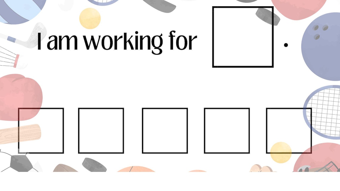 SPORTS THEME | Behavior Chart | Visual Behavior Chart | Positive ...