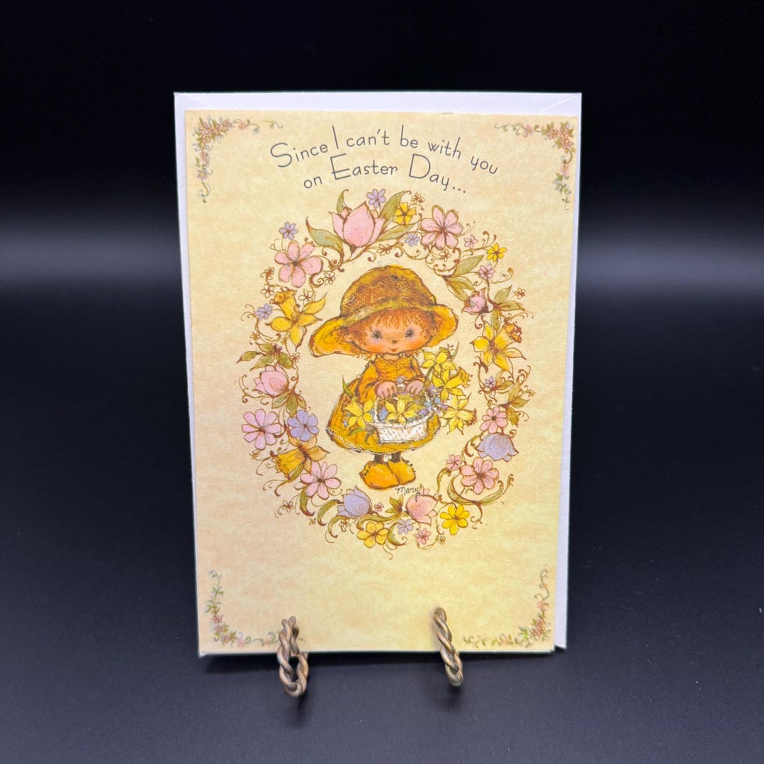 Vintage 1970's Unused Hallmark Mary Hamilton Charmers Easter Greeting ...