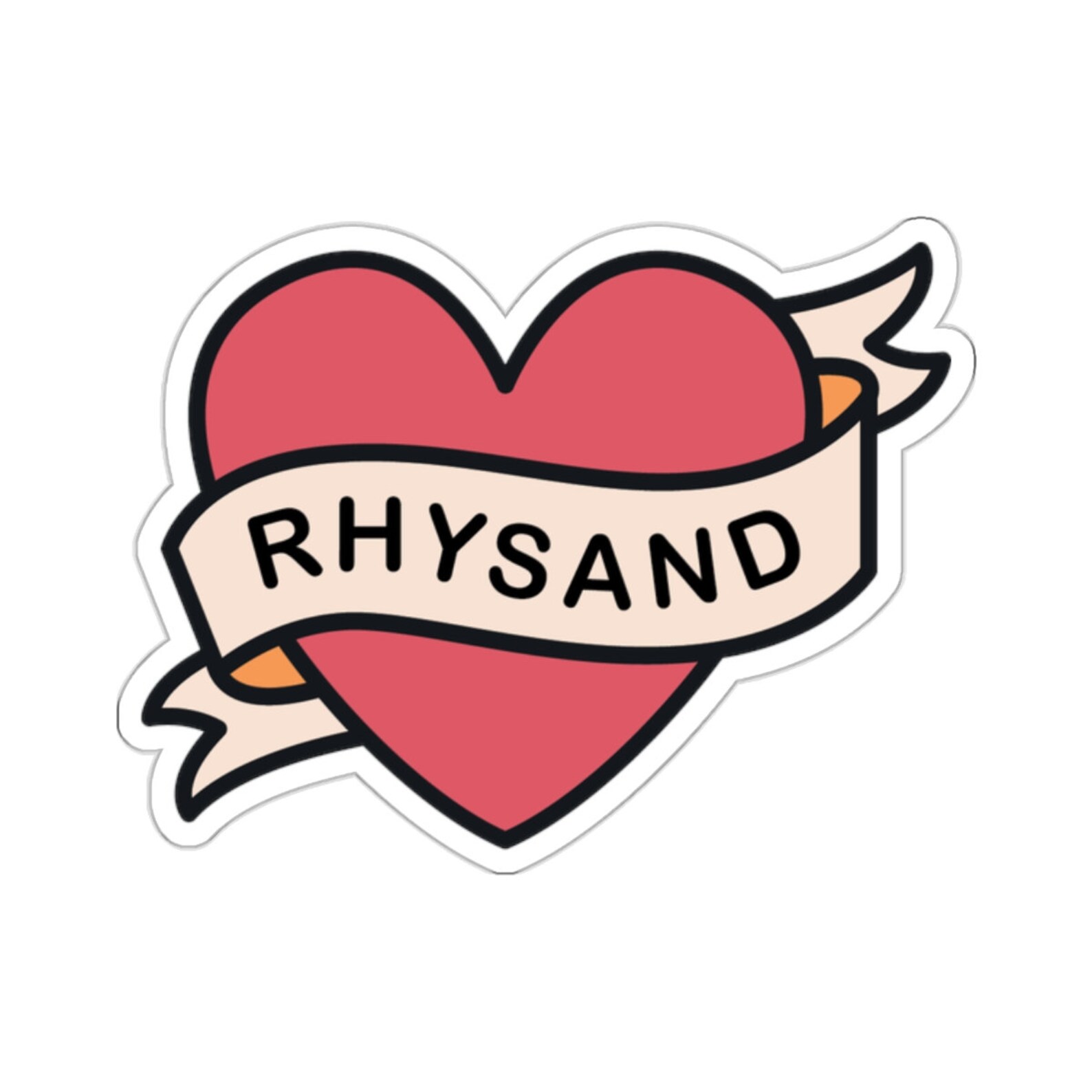 Rhysand Sticker, Heart, ACOTAR Merch, SJM, Feyre Rhysand, Rhys, Sarah J ...