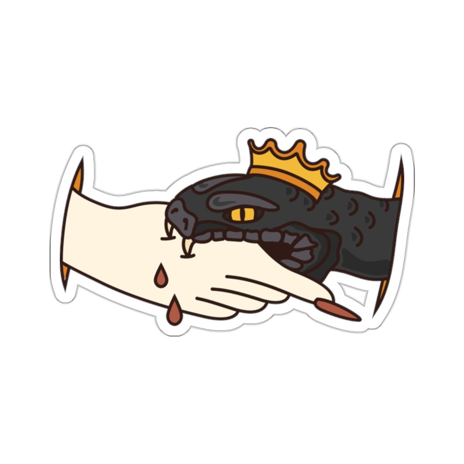 Jude & Cardan Snake Sticker, Cruel Prince, Jude Duarte, Cardan ...