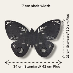 Storage Rack, Wooden Shelf, Butterfly Display, Livingroom Organizer ...