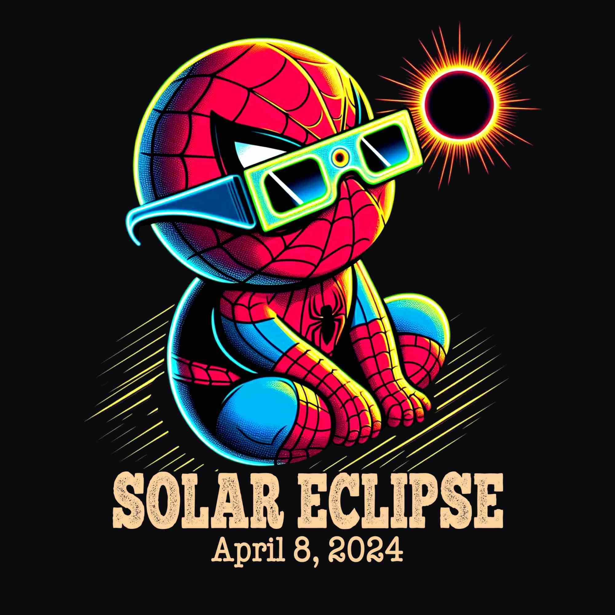 15 Designs Solar Eclipse 2024 Png Bundle, Cartoon Solar Eclipse Png ...