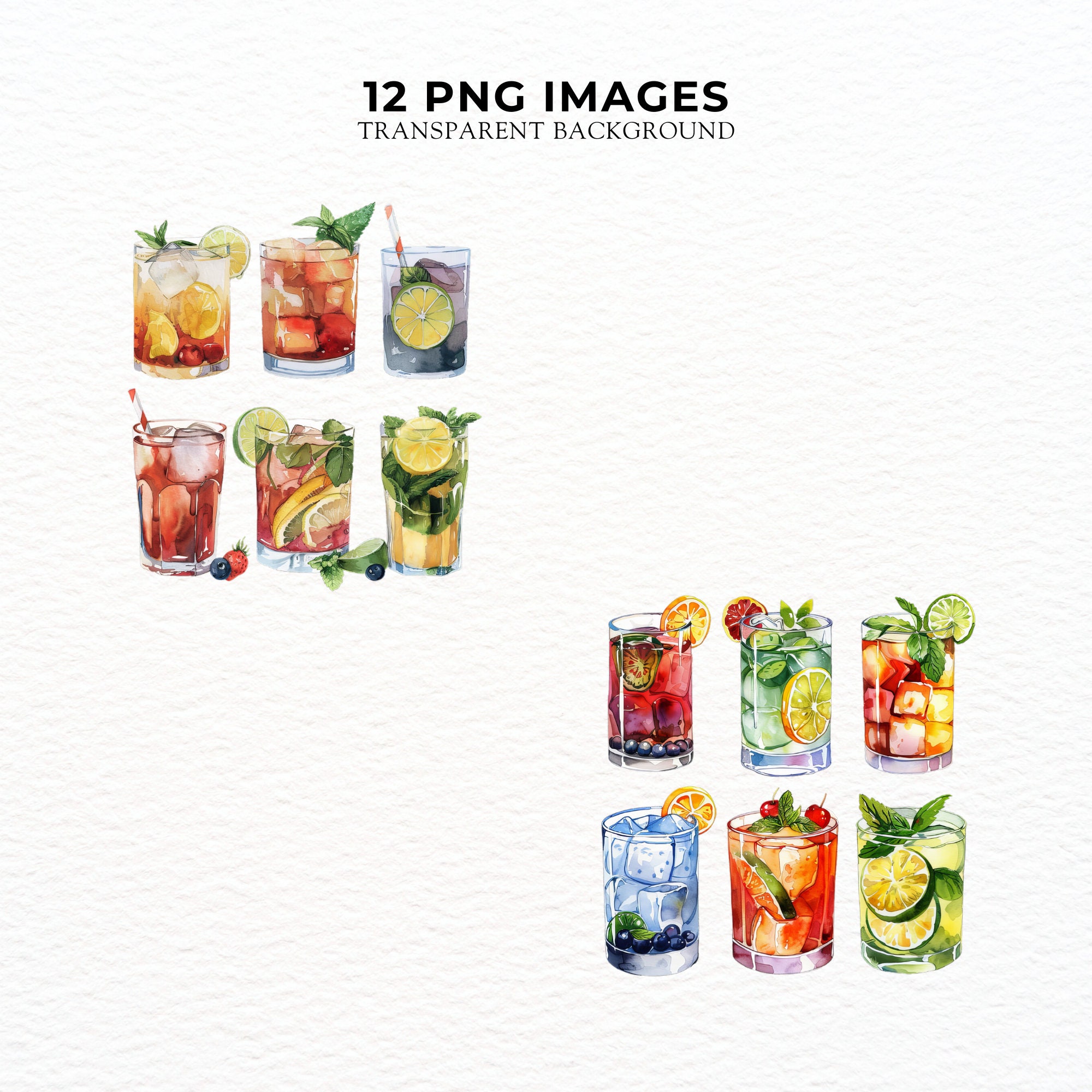 Cocktail Glass PNG, Watercolor Drink Clipart, Bar Drink Clipart , Drink ...