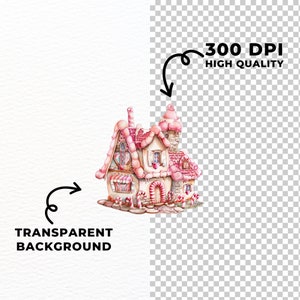 Candy House Clipart, Candy Houses, Candyland Clipart, Printable ...