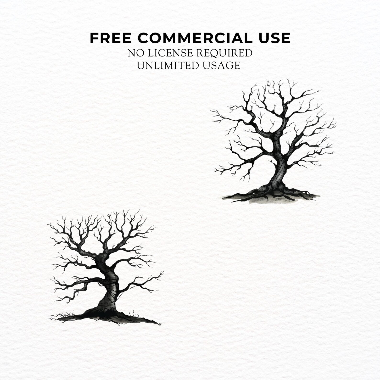 11 Tree PNG, Watercolor Tree Clipart Bundle, Printable Watercolor ...