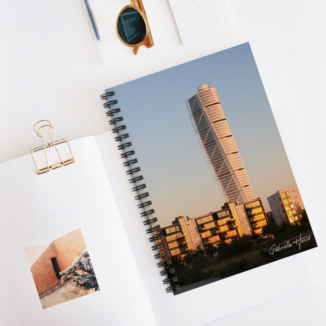 Twinkling Turning Torso Idea Notebook A5 6 X 8 118 Ruled Line Pages - Etsy