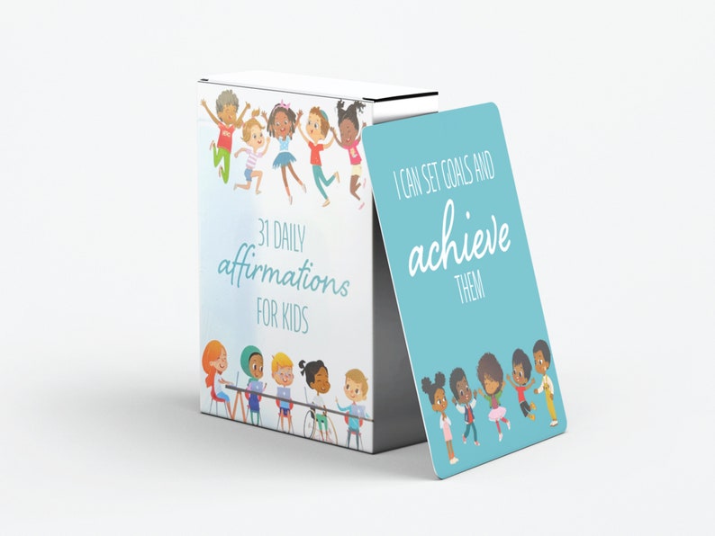 Empowerment Affirmation Cards for Kids Positive Messages for Confidence ...