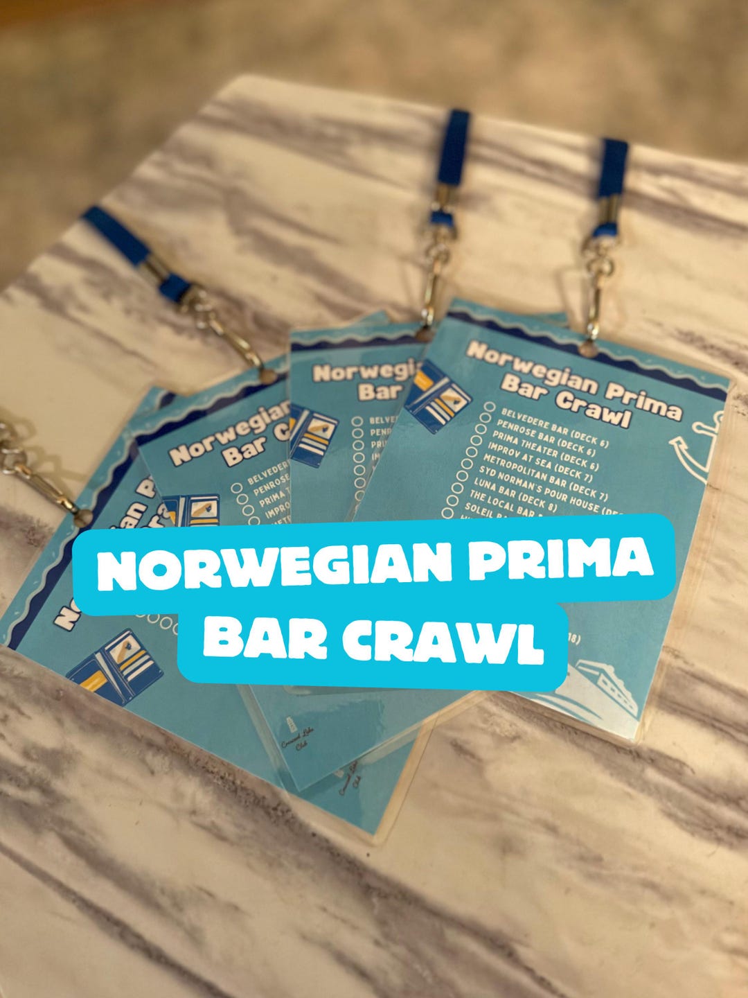 Sip Your Way Through Norwegian Prima – Bar Crawl Checklist & Tracker - Etsy