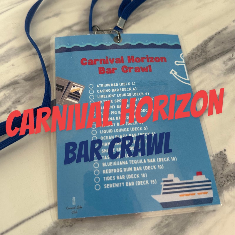 Cruise Bar Crawl - Etsy