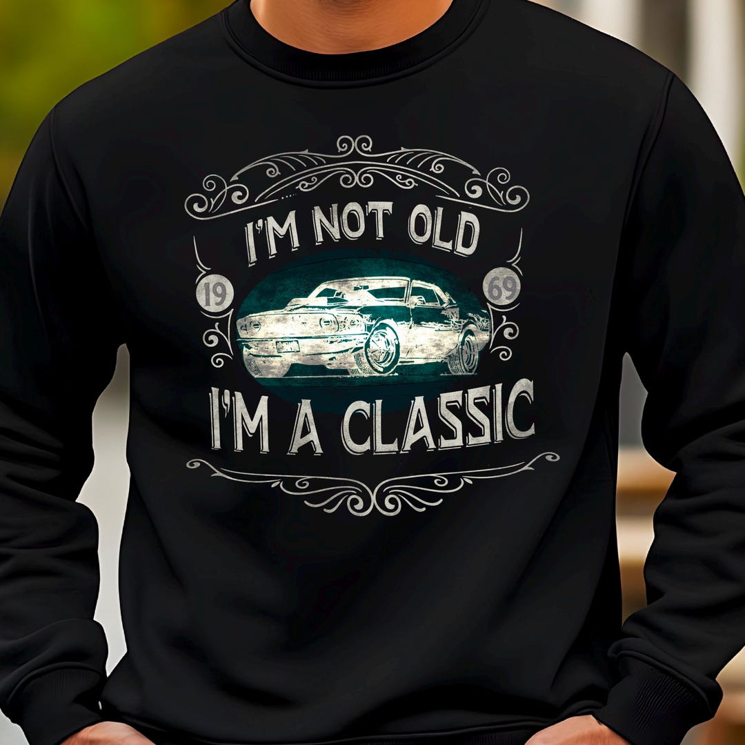 Vintage Muscle Car Graphic Shirt, Classic American Muscle Car ...