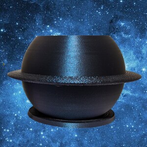 Large Planet Planter | Unique Cosmic Pot | Dreamy Celestial Plant Pot ...