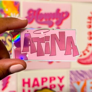 Latina Waterproof Sticker, Latina Gifts, Spanish Stickers, Mexican ...