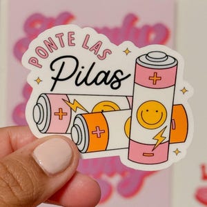 Ponte Las Pilas Waterproof Vinyl Sticker, Latina Gifts, Spanish ...