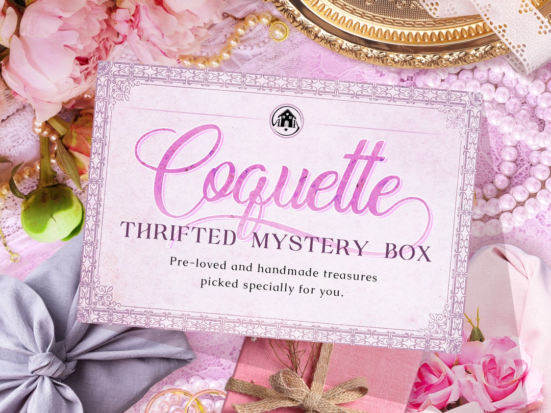 Coquette Mystery Box Thrifted Mystery Box Mystery Box Vintage-style Lot ...